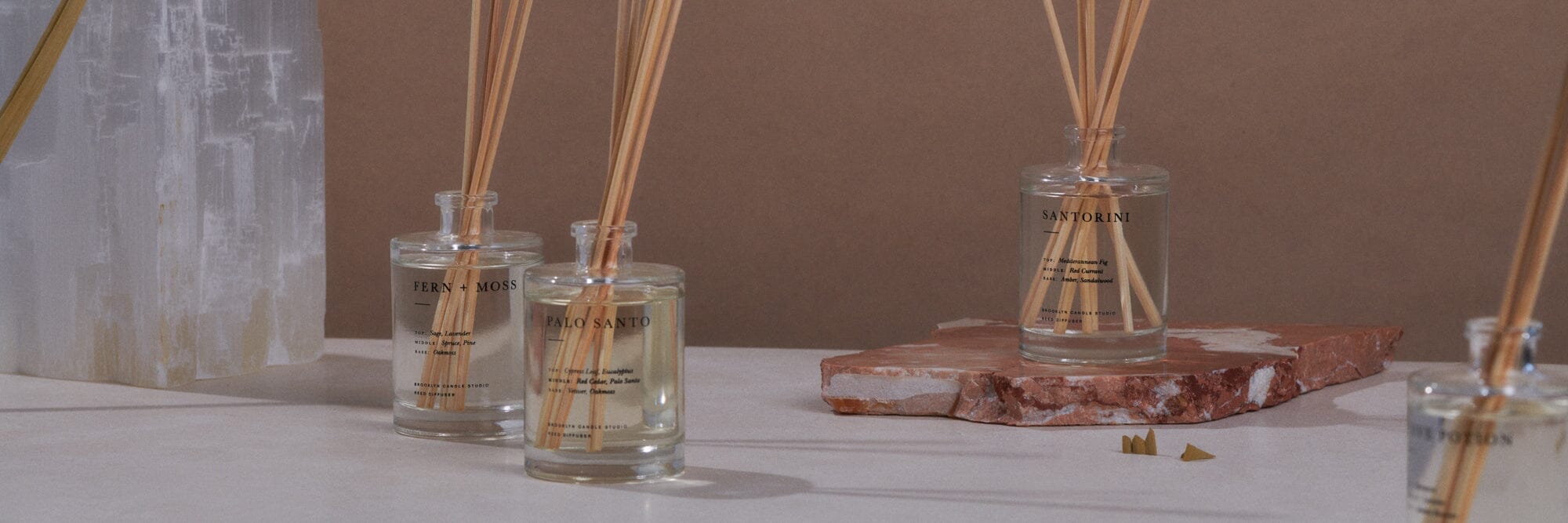 Elegant Reed Diffuser Collections | Brooklyn Candle Studio