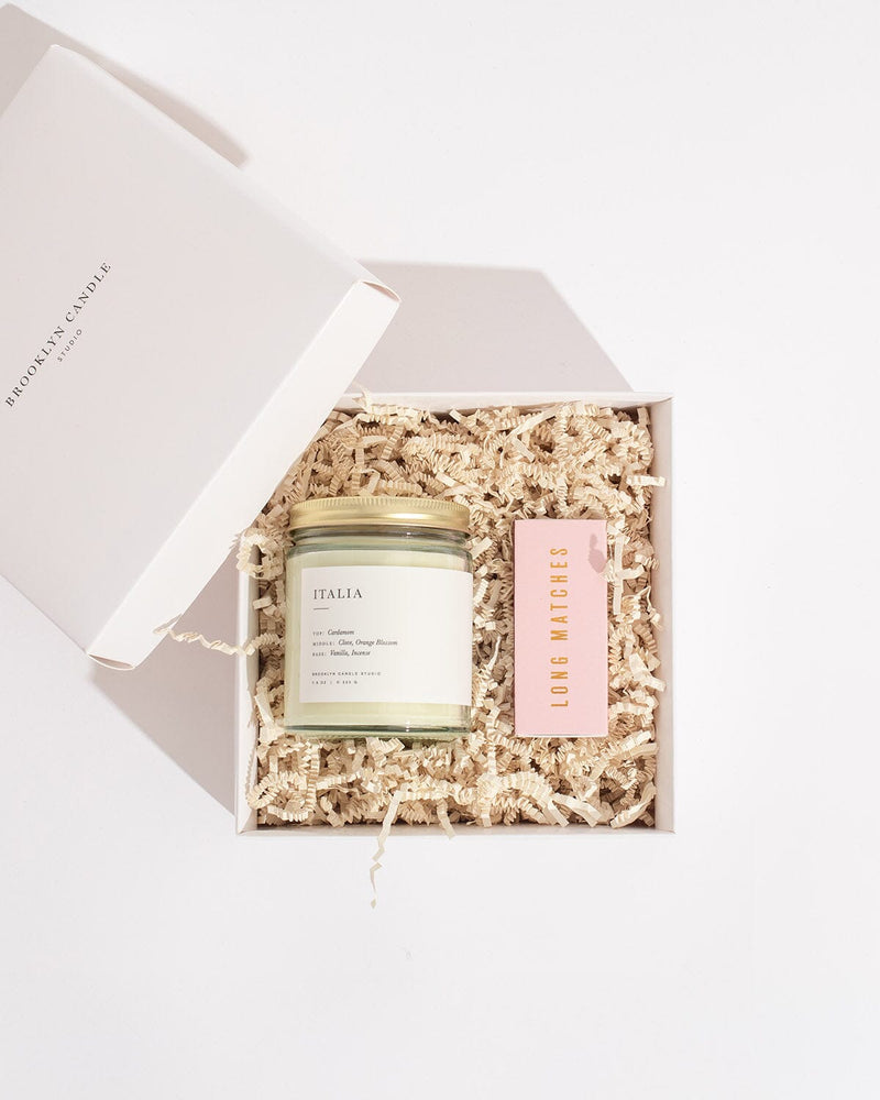 Candle And Match Set | Gift Collection | Brooklyn Candle