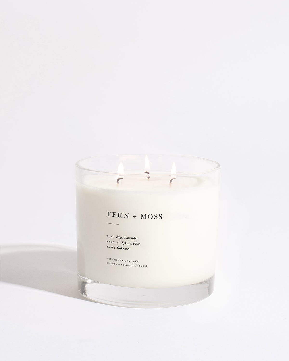 Fern + Moss XL 3-Wick Candle | Brooklyn Candle Studio